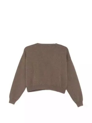 ROBERTO COLLINA Fine-knit V-neck Cardigan