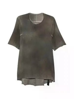 ISAAC SELLAM EXPERIENCE Exposed-seam T-shirt - Grey