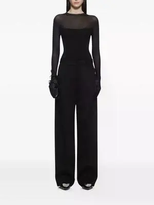 CHATS BY C.DAM Edna Raised-stitch Pegged Trousers