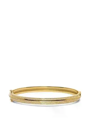 AZLEE Diamond Staircase Bangle Bracelet - Gold