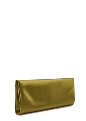 Saint Laurent Evening Satin Clutch
