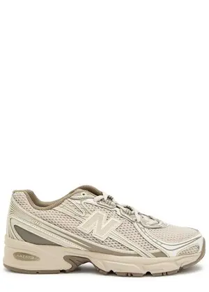 NEW BALANCE 740 Panelled Mesh Sneakers - Beige
