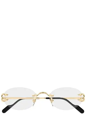 Cartier Rimless Round-frame Optical Sunglasses