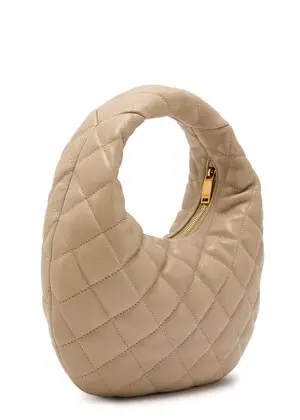 Saint Laurent Icare Mini Quilted Leather Top Handle Bag