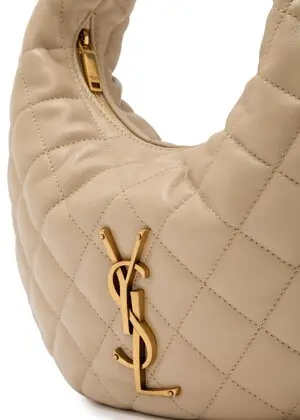Saint Laurent Icare Mini Quilted Leather Top Handle Bag