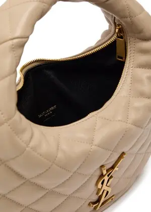 Saint Laurent Icare Mini Quilted Leather Top Handle Bag