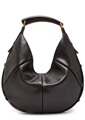 Saint Laurent Mombasa Medium Leather Shoulder Bag