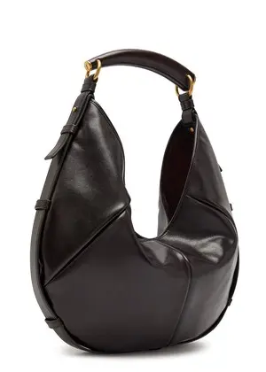 Saint Laurent Mombasa Medium Leather Shoulder Bag