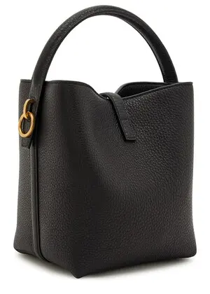 Saint Laurent Le 37 Small Grained Leather Bucket Bag
