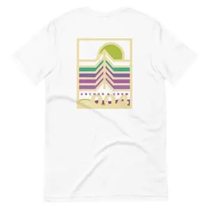 ANCHOR & CREW Four Field Notes Organic Cotton T-shirt - White