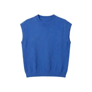 BRODIE CASHMERE Tina Cashmere Tank - Blue