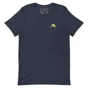 ANCHOR & CREW Navy Four Field Notes Organic Cotton T-shirt - Blue