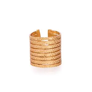 CHRISTINA GREENE Deco Wire Ring - Gold