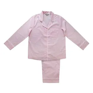 LIME TREE DESIGN Marigold Cotton Pyjamas - Pink