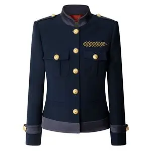 THE EXTREME COLLECTION Ilva Star Military Jacket - Blue