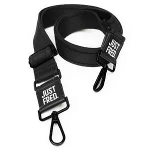 JUST FRED Featherlight Crossbody Strap - Black