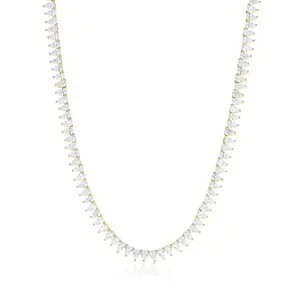 SET & STONES Teardrop Tennis Necklace