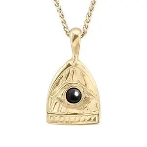 CORSO JEWELRY Mi Ojo Torsal Gold Obsidian - Black