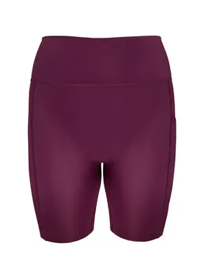 FOXIES Ultra Comfy Shorts With Built-in Undies Zero Vpl., Stylish Coverage Colour Beetroot - Brown