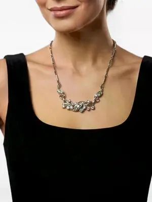 MADISON MAISON 1950s Rhinestone Vine-collar Necklace