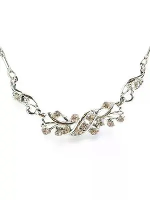 MADISON MAISON 1950s Rhinestone Vine-collar Necklace