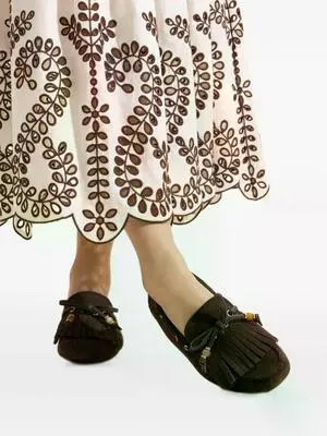 JIMMY CHOO Manon Fringed Loafers