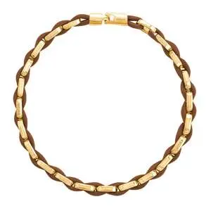 CORSO JEWELRY Catena Gold Choker Brandy - Brown