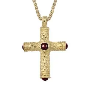 CORSO JEWELRY Cruzada Gold Garnet