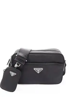 Prada 2013-2025 Tessuto Camera Bag Crossbody Bag - Black