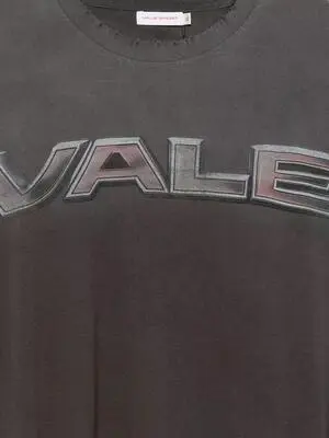 VALE FOREVER Graphic-print Distressed Top