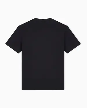 Armani Exchange Regular T-shirt In Cotton Jersey - Black