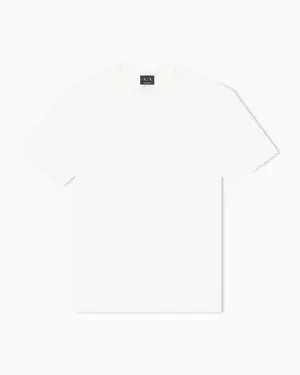 Armani Exchange Regular T-shirt In Cotton Jersey - White