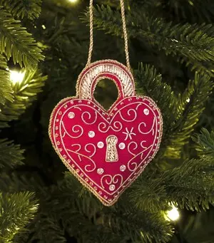 KATIE LARMOUR Heart Locket Tree Decoration
