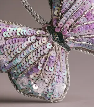 KATIE LARMOUR Sequinned Butterfly Tree Decoration