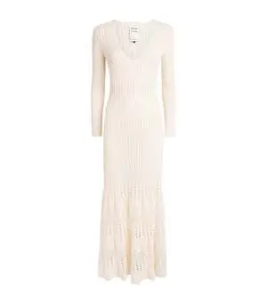Escvdo Crochet Reflejo Midi Dress