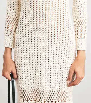 Escvdo Crochet Reflejo Midi Dress