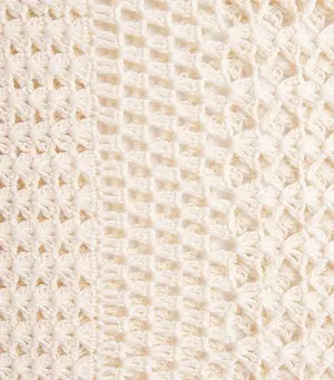 Escvdo Crochet Reflejo Midi Dress