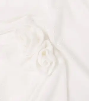 Monnalisa Draped Rose Long-sleeve T-shirt