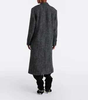 MARANT ETOILE Pilda Herringbone Double-breasted Coat