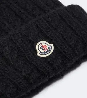 Moncler Alpaca And Wool-blend Beanie