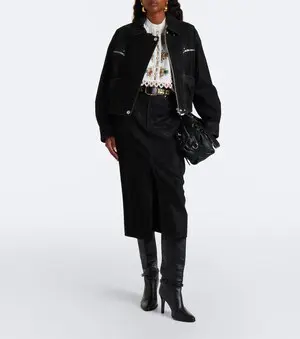 MARANT ETOILE Bisane Midi Skirt