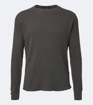 Ralph Lauren Waffle-knit Cotton Sweater - Grey