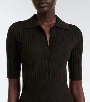 Arch4 Elloren Cashmere Polo Dress