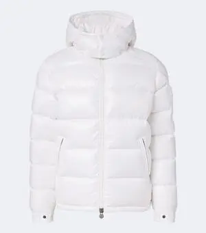 Moncler Maya Hooded Down Jacket - White