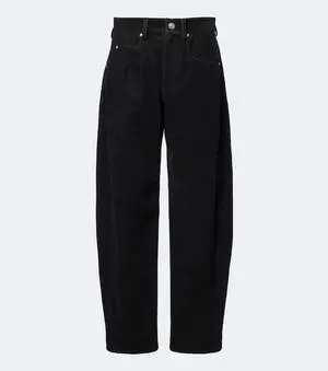 MARANT ETOILE Belky Wide-leg Pants - Black