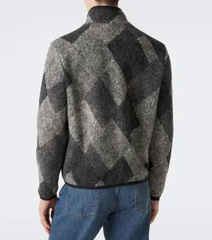 Moncler Argyle Wool-blend Jacket