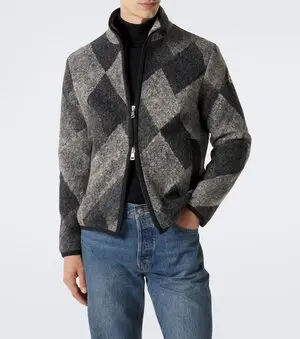 Moncler Argyle Wool-blend Jacket