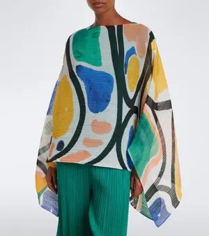 Issey Miyake Roll Madame-t Pleated Poncho