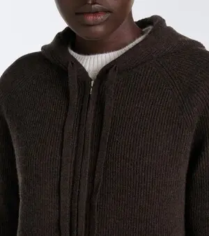 Arch4 Ribbed Cashmere Hoodie