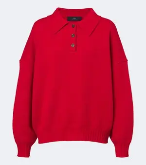 Arch4 Kings Road Cashmere Polo Sweater - Red